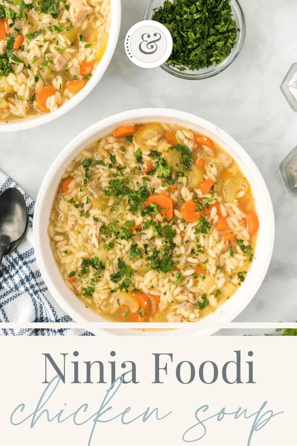 Ninja Foodi Chicken Soup Recipe - Boots & Hooves Homestead