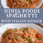 Easy Ninja Foodi Spaghetti - Boots & Hooves Homestead