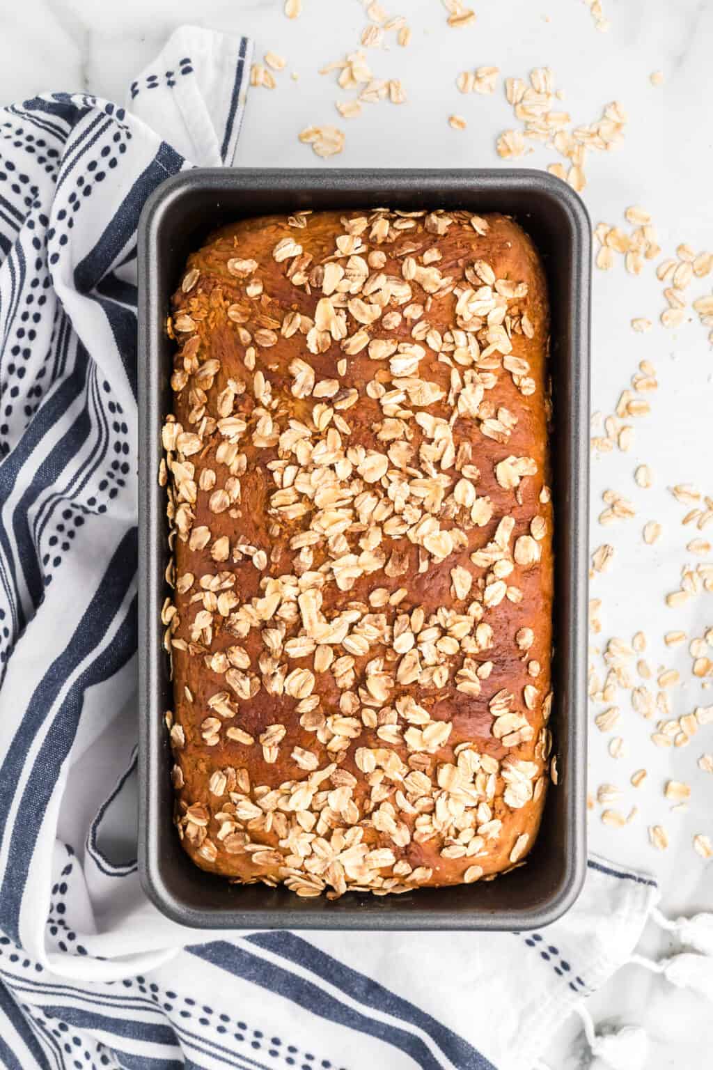 Honey Oat Bread (delicious + easy sandwich loaf) - Boots & Hooves Homestead