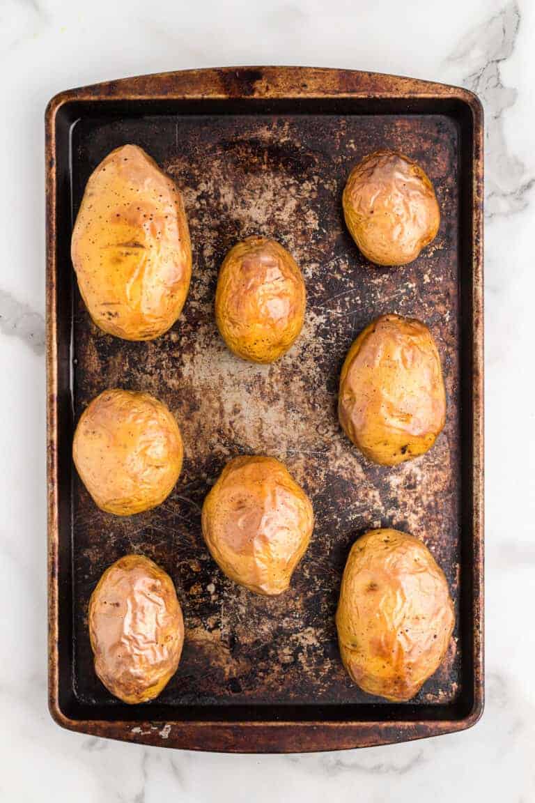 Traeger Baked Potatoes (two ways!) - Boots & Hooves Homestead