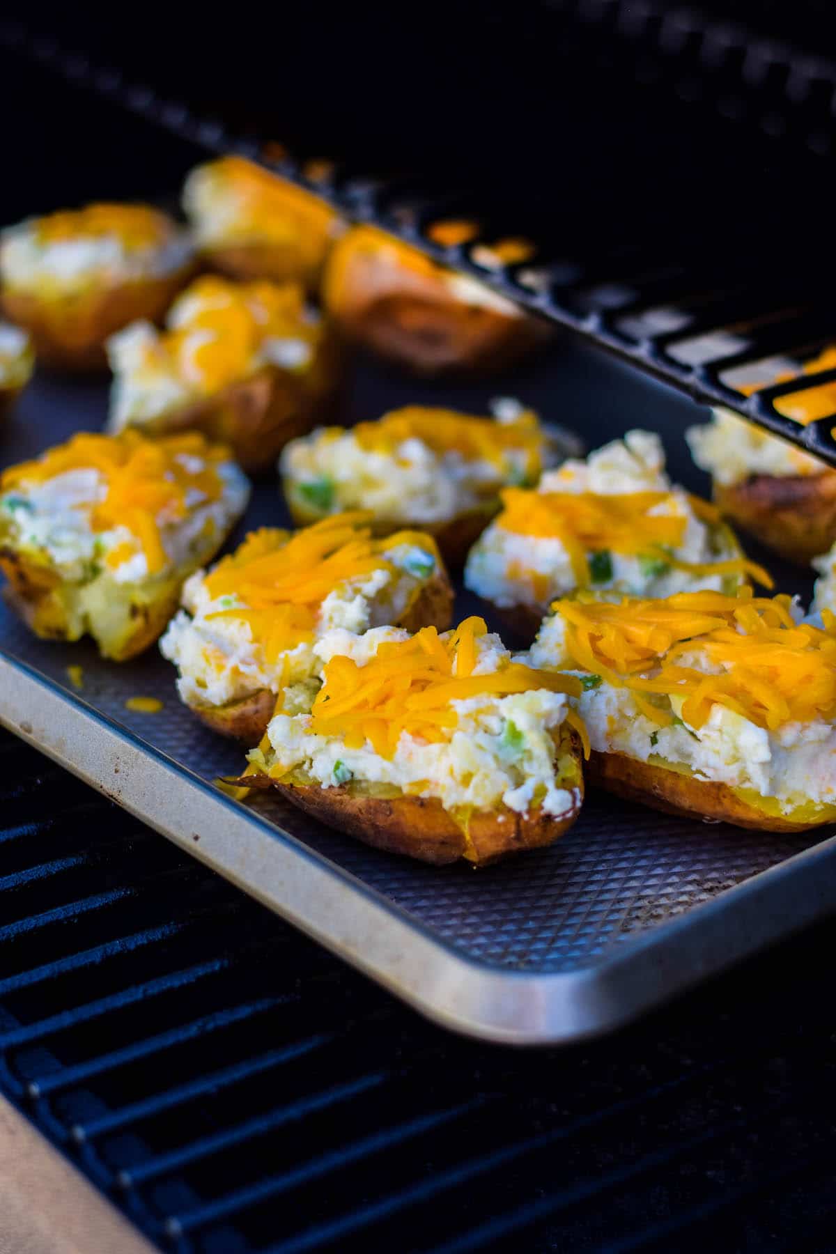 Traeger Twice Baked Potatoes - Boots & Hooves Homestead