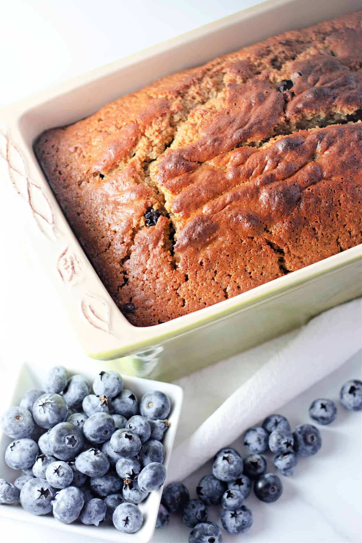 Healthy Blueberry Bread - Boots & Hooves Homestead