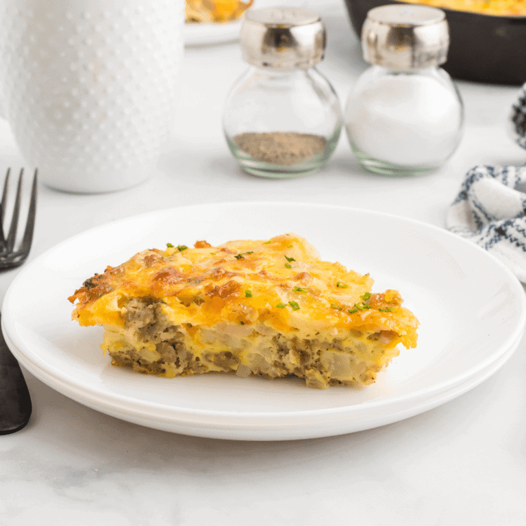 Traeger Smoked Breakfast Skillet with Sausage - Boots & Hooves Homestead