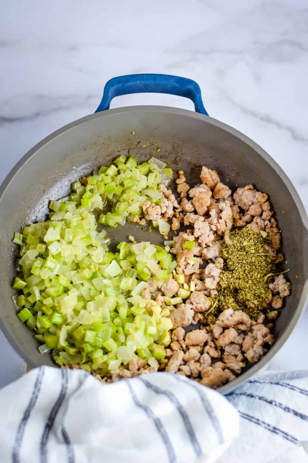 Sourdough Stuffing with Sausage - Boots & Hooves Homestead