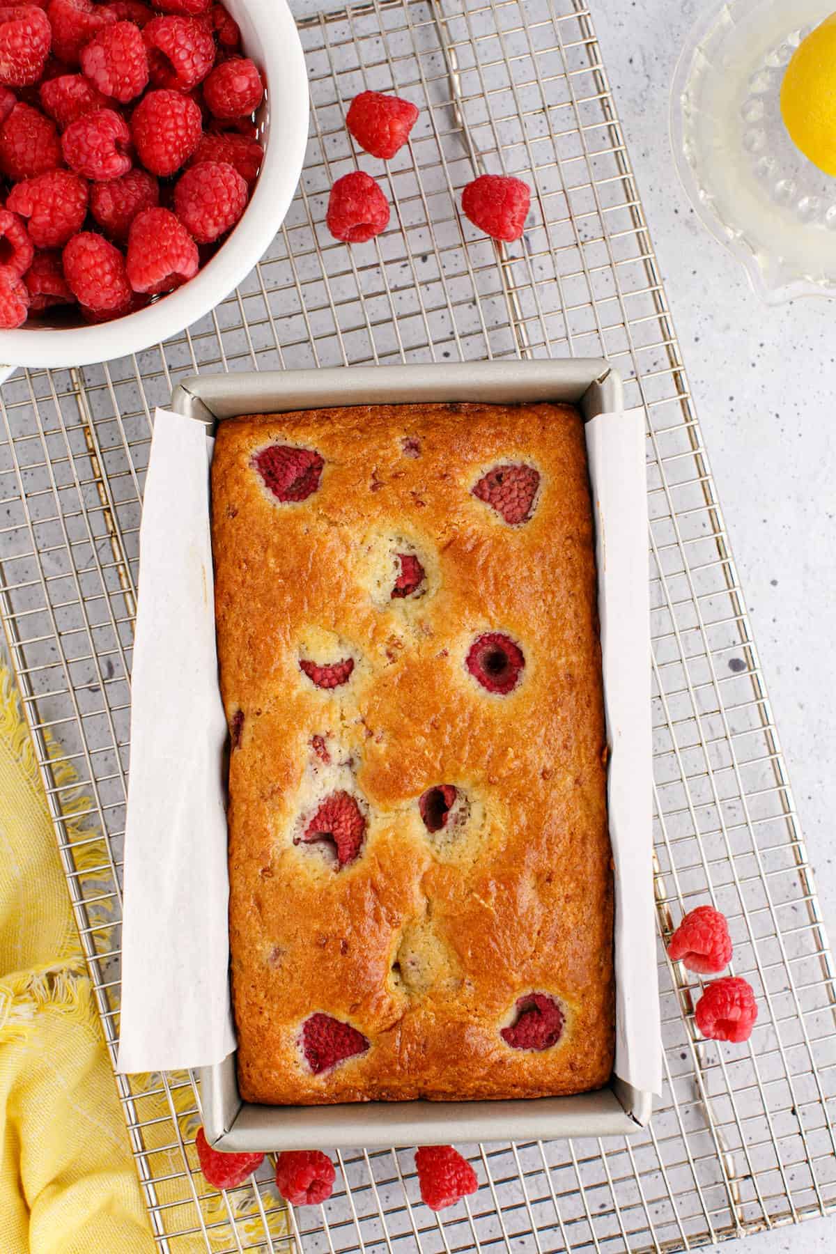 Lemon Raspberry Bread - Boots & Hooves Homestead