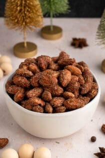 Holiday Maple Spiced Almonds - Boots & Hooves Homestead