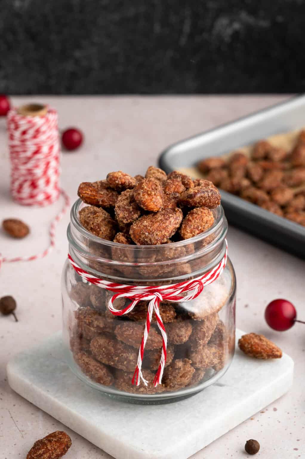 Holiday Maple Spiced Almonds - Boots & Hooves Homestead