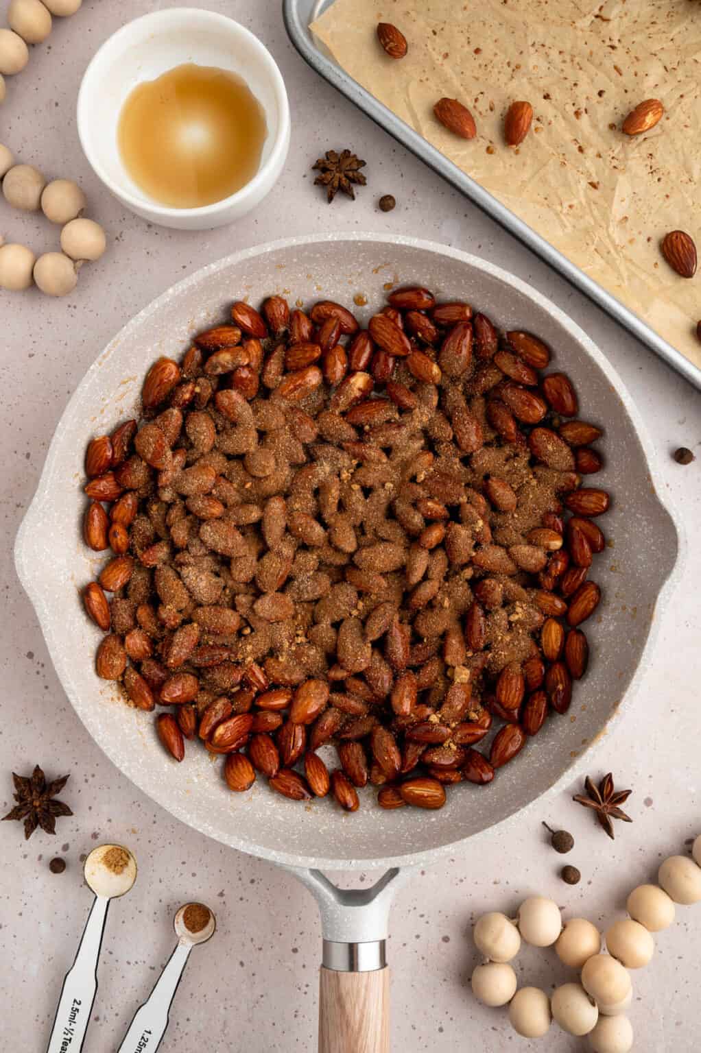 Holiday Maple Spiced Almonds - Boots & Hooves Homestead