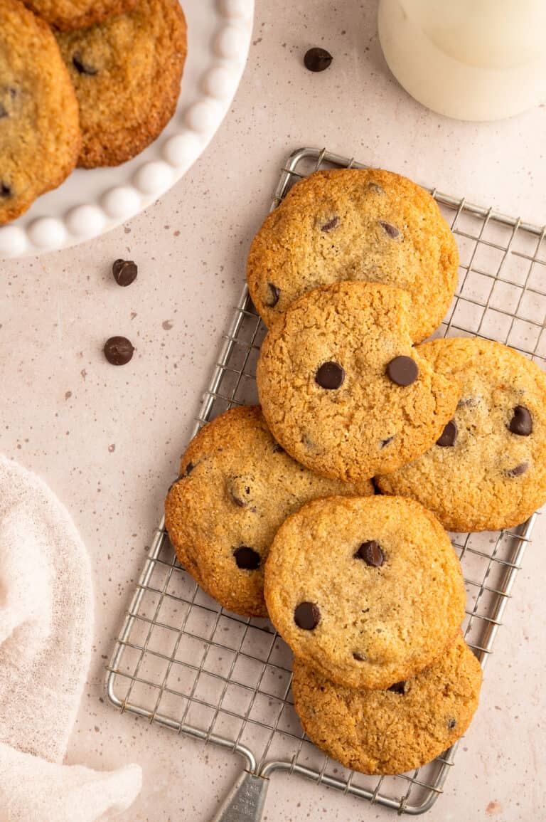 Almond Flour Chocolate Chip Cookies - Boots & Hooves Homestead