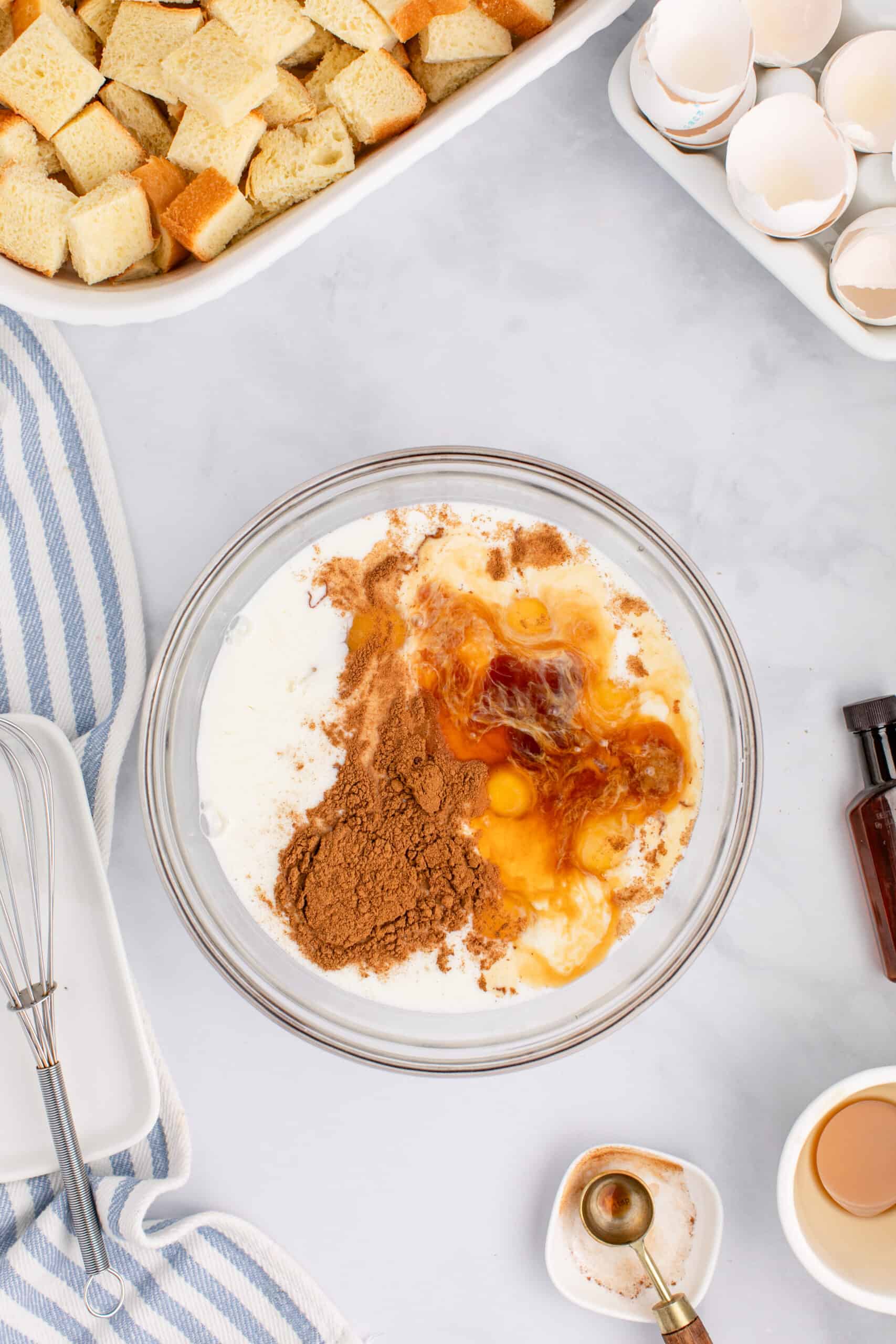 Delicious Make Ahead French Toast Casserole Recipe - Boots & Hooves ...