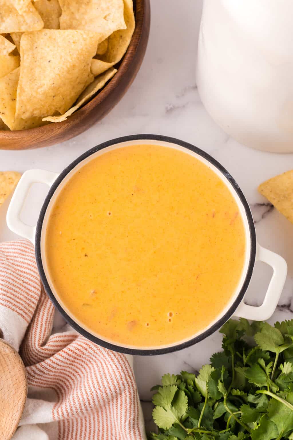 Easy Homemade Spicy Queso Dip Recipe with Real Cheese - Boots & Hooves ...